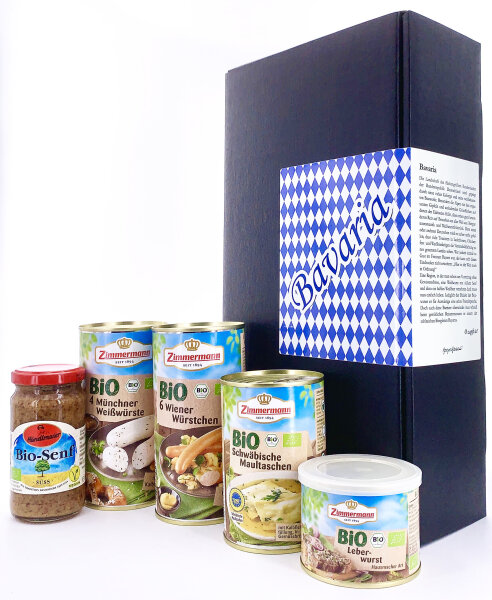 Typisch bayrisch - Bayern & München Spezialitäten Geschenk (Bier, Wei ...